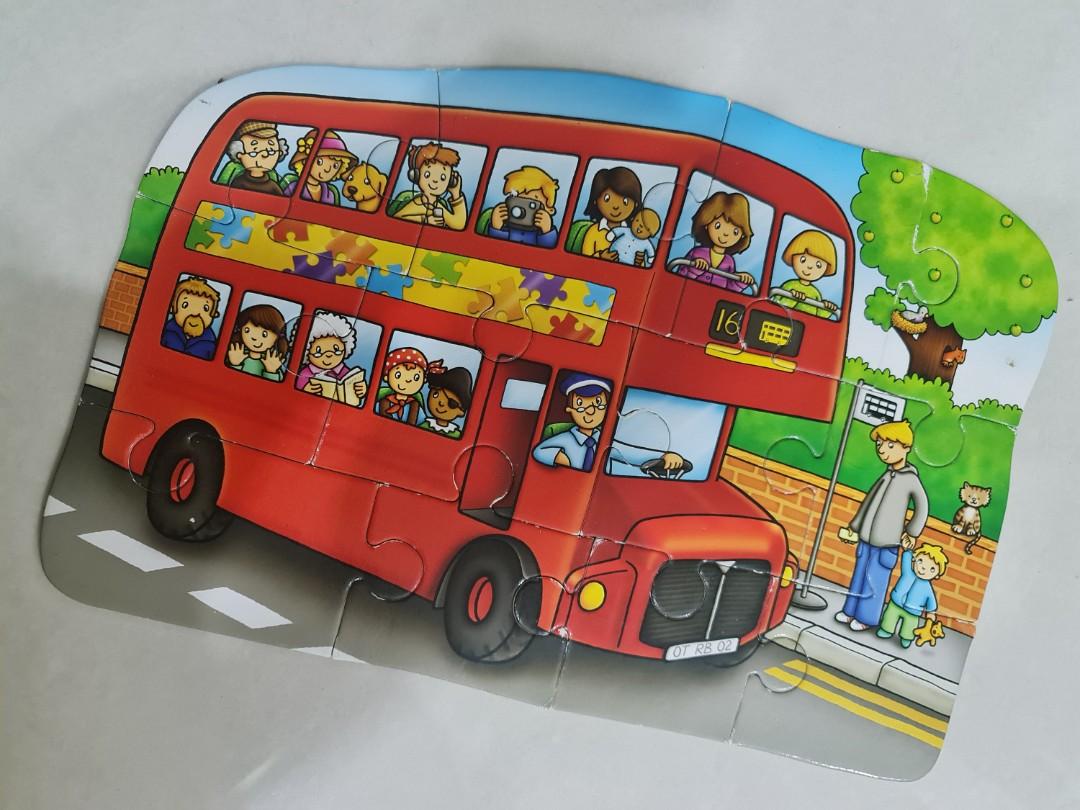 Orchard Toys - Little Bus Jigsaw Puzzle, Babies & Kids, Infant Playtime ...