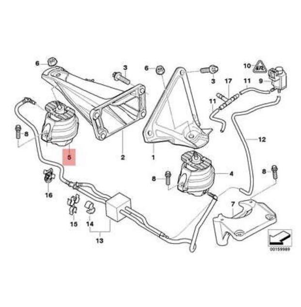 ORIGINAL BMW E SERIES AND F SERIES ORIGINAL ENGINE MOUNTING * PLEASE PM ...