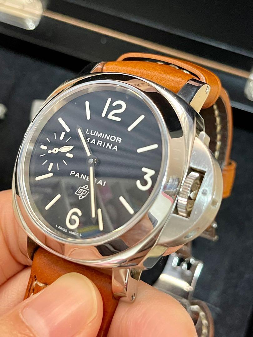Panerai Luminor Marina Logo PAM 005 with papers and box, Luxury ...