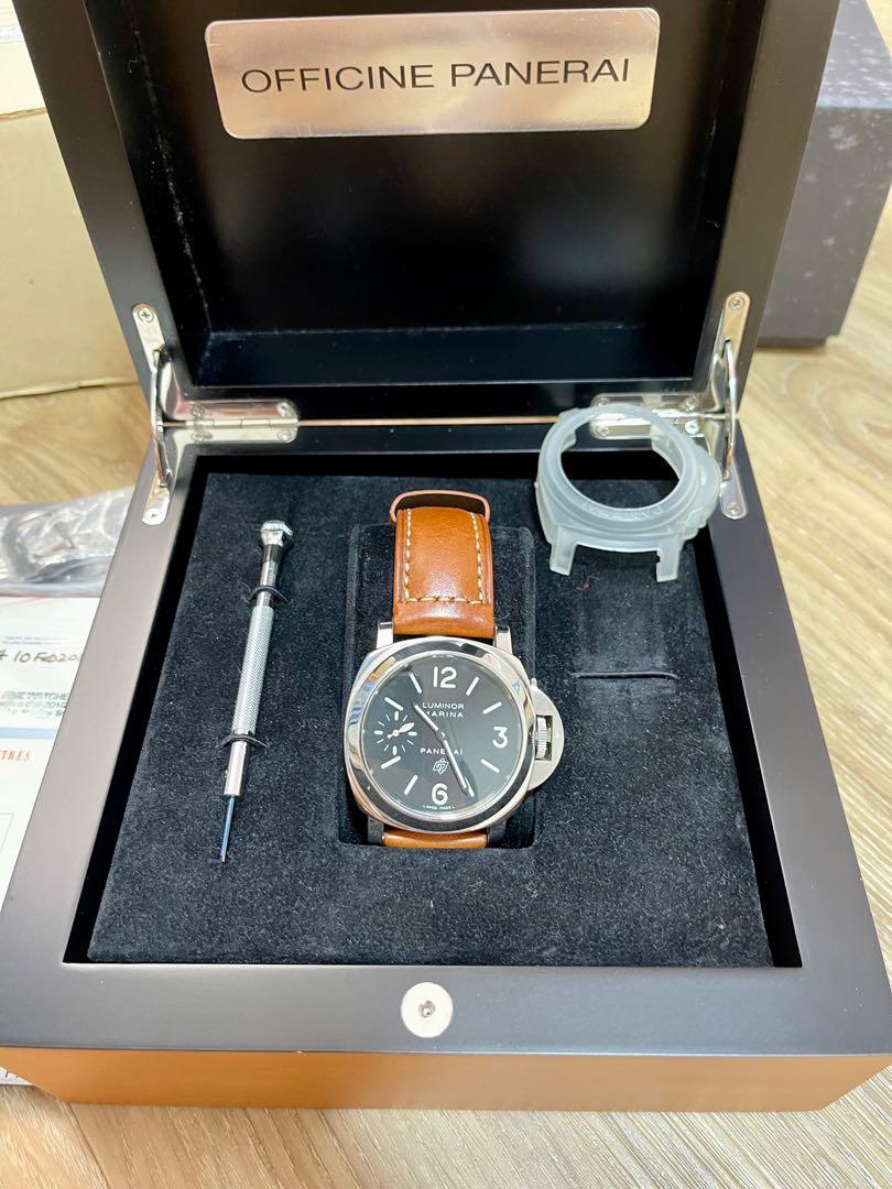 Panerai Luminor Marina Logo PAM 005 with papers and box, Luxury ...