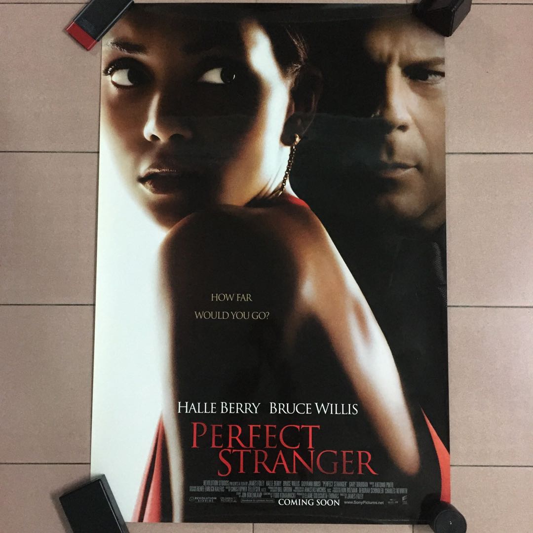 PERFECT STRANGER MOVIE OFFICIAL THEATRICAL ONE-SHEET POSTER (27 x 40 ...