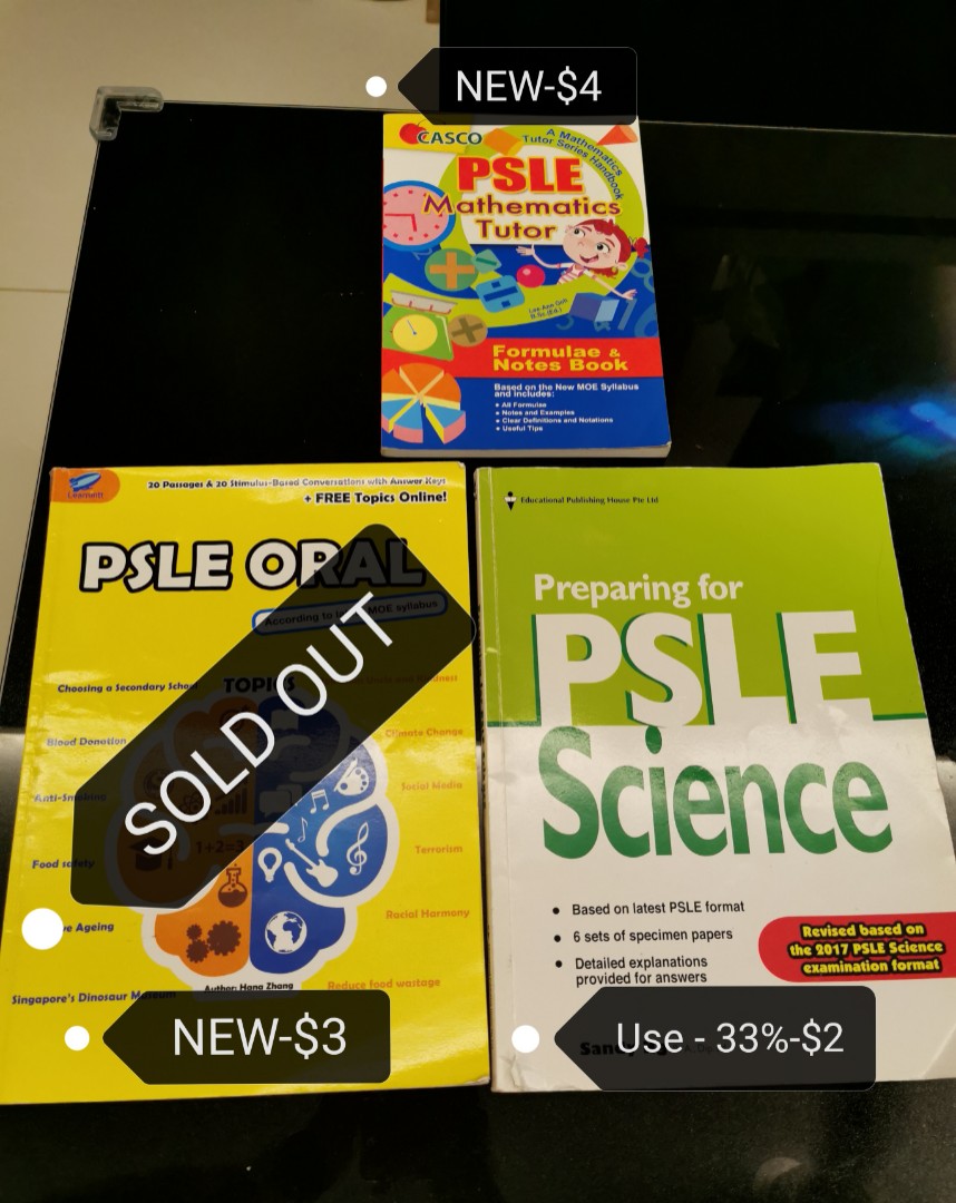 PSLE Math tutor, PSLE Oral, PSLE Science, Hobbies & Toys, Books ...