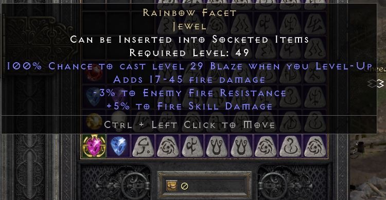 Rainbow Facet - Fire Facet 3/5 D2R, Video Gaming, Video Games, Others ...