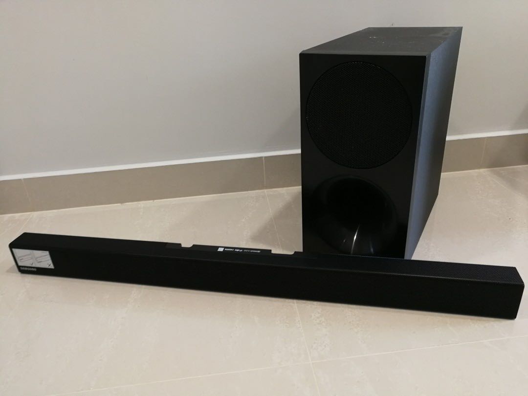 Samsung HW-A450/ZA 2.1ch Soundbar with Dolby Audio (2021) , Black ...