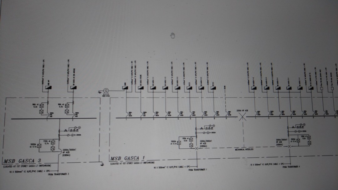 Single line diagram SLD, As-built, Drafting and Drawing, AutoCAD ...