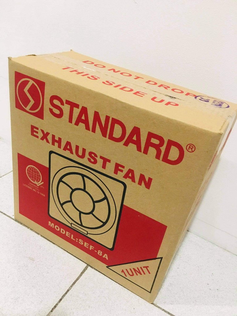 Standard 8" Exhaust Fan SEF-8A, Furniture & Home Living, Lighting ...