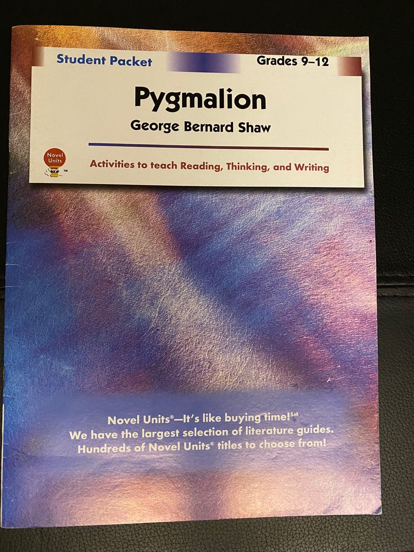 Student Pack - Pygmalion George Bernard Shaw guide book, Hobbies & Toys ...