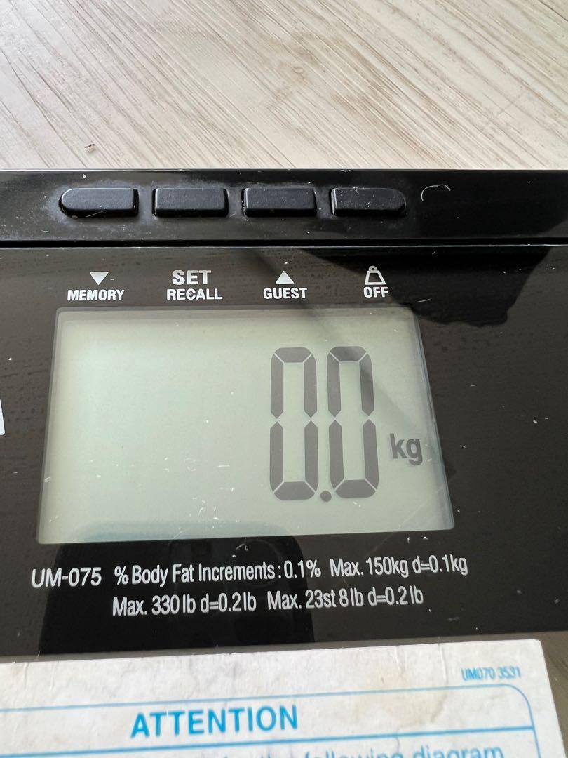 Tanita Digital Weighing Scale, Health & Nutrition, Health Monitors ...