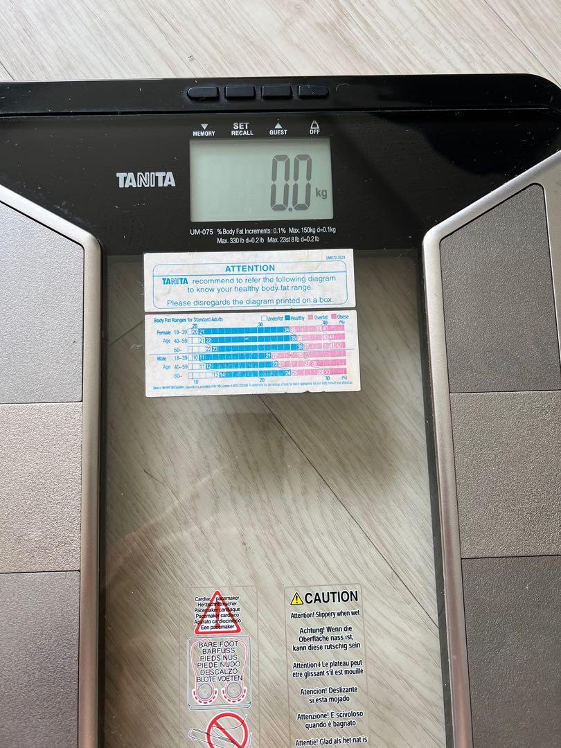 Tanita Digital Weighing Scale, Health & Nutrition, Health Monitors ...