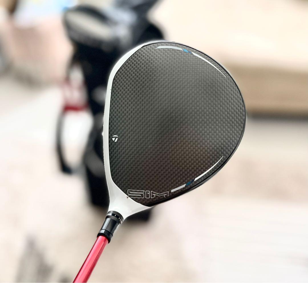 Taylormade SIM Max Driver and SIM Max OS Irons 5-SW with New Golf Bag ...