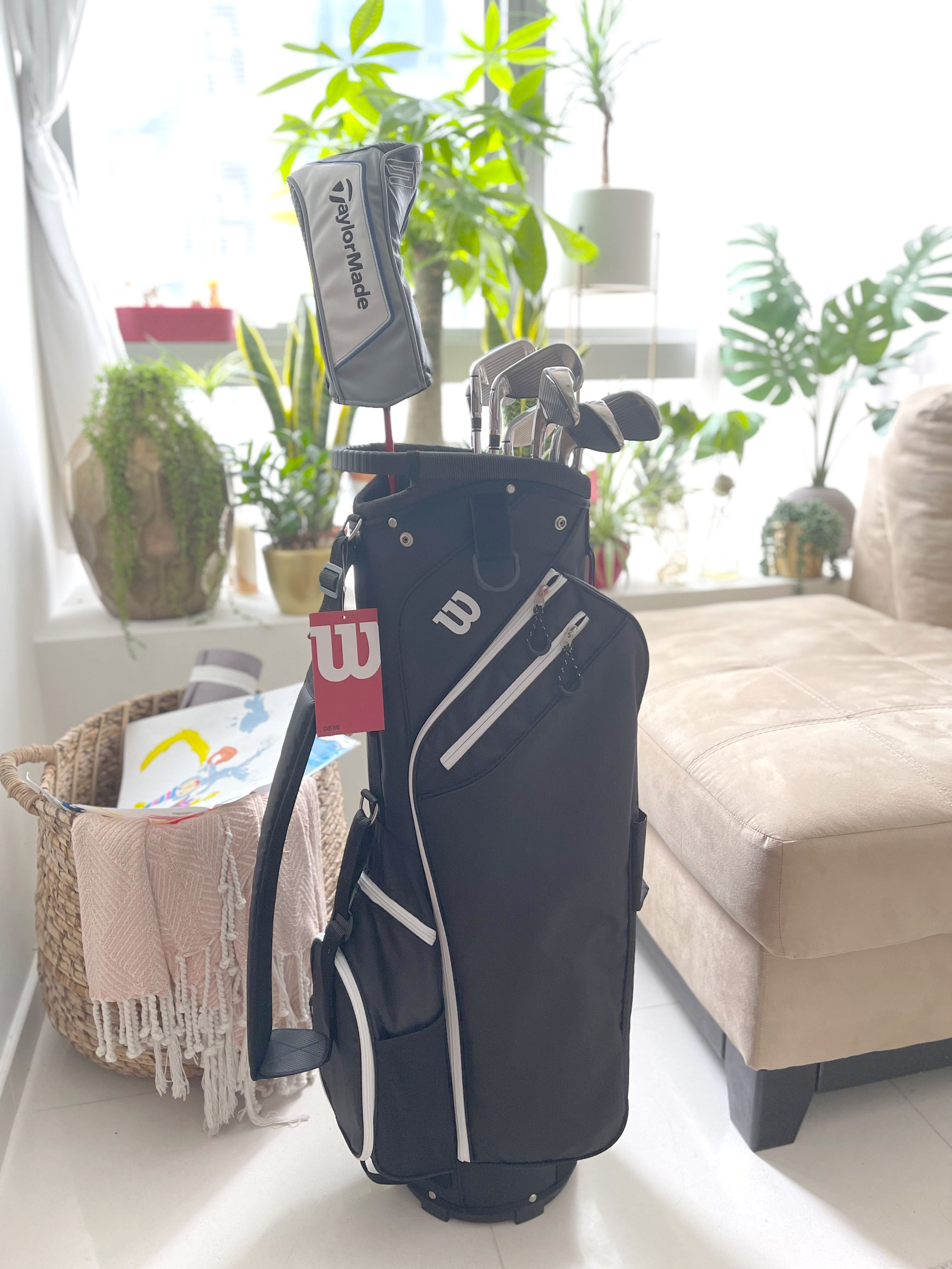 Taylormade SIM Max Driver and SIM Max OS Irons 5-SW with New Golf Bag ...