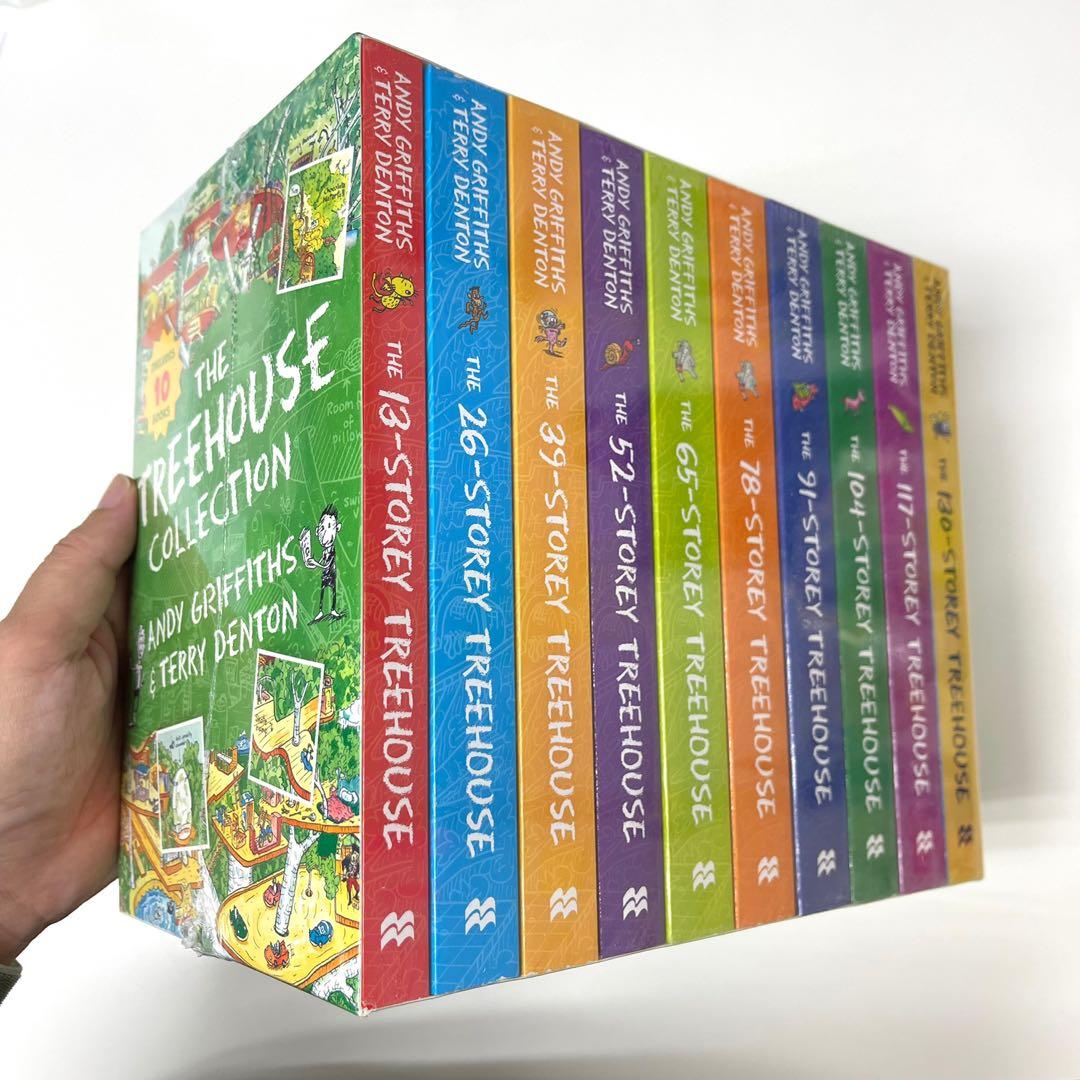 英國正版The Treehouse Collection 10-Book Pack (10冊合售) Andy Griffiths 瘋狂樹屋英文 ...