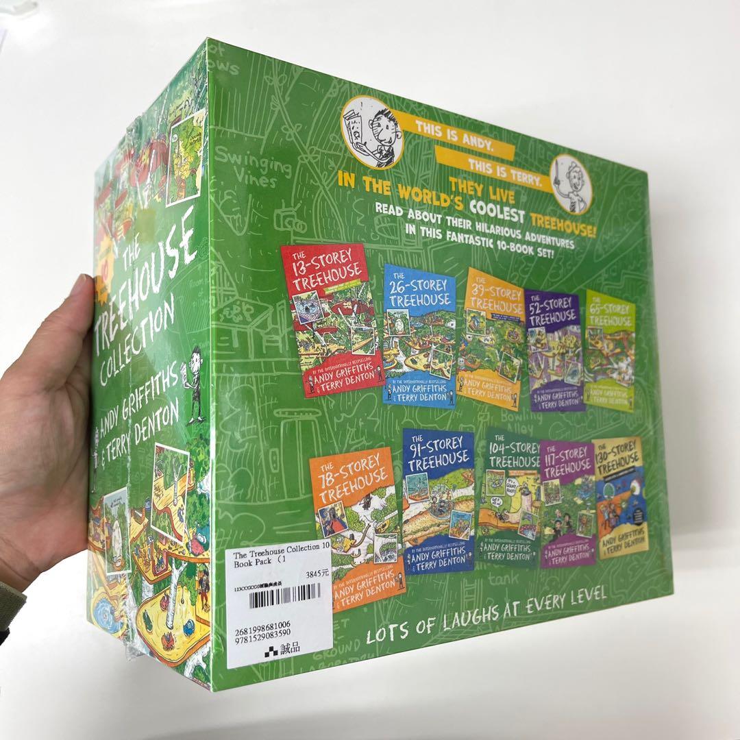英國正版The Treehouse Collection 10-Book Pack (10冊合售) Andy Griffiths 瘋狂樹屋英文 ...