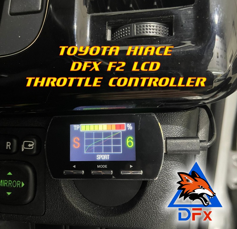 Toyota Hiace 2020 DFx F2 Throttle Controller Speed Booster Accelerator ...
