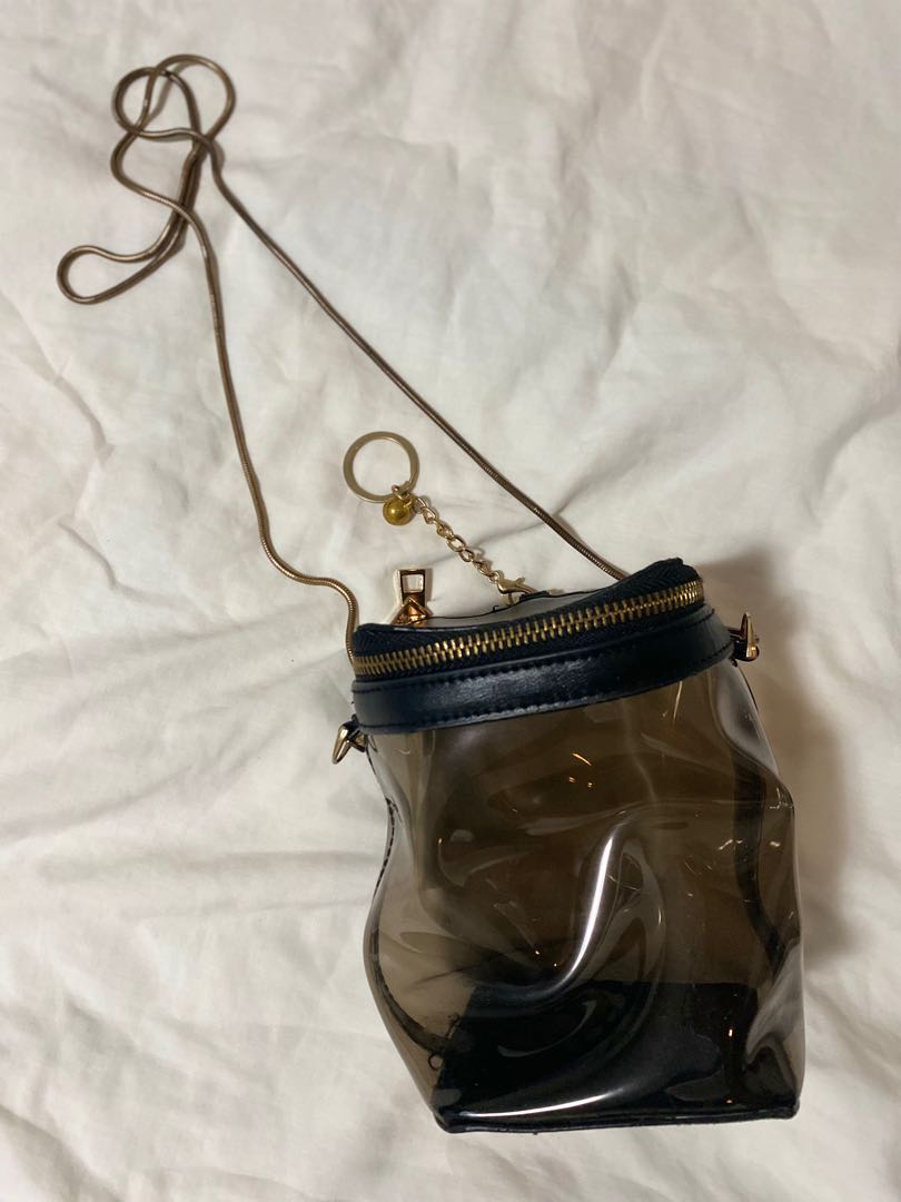 transparent PVC sling bag, Women's Fashion, Bags & Wallets, Cross-body ...