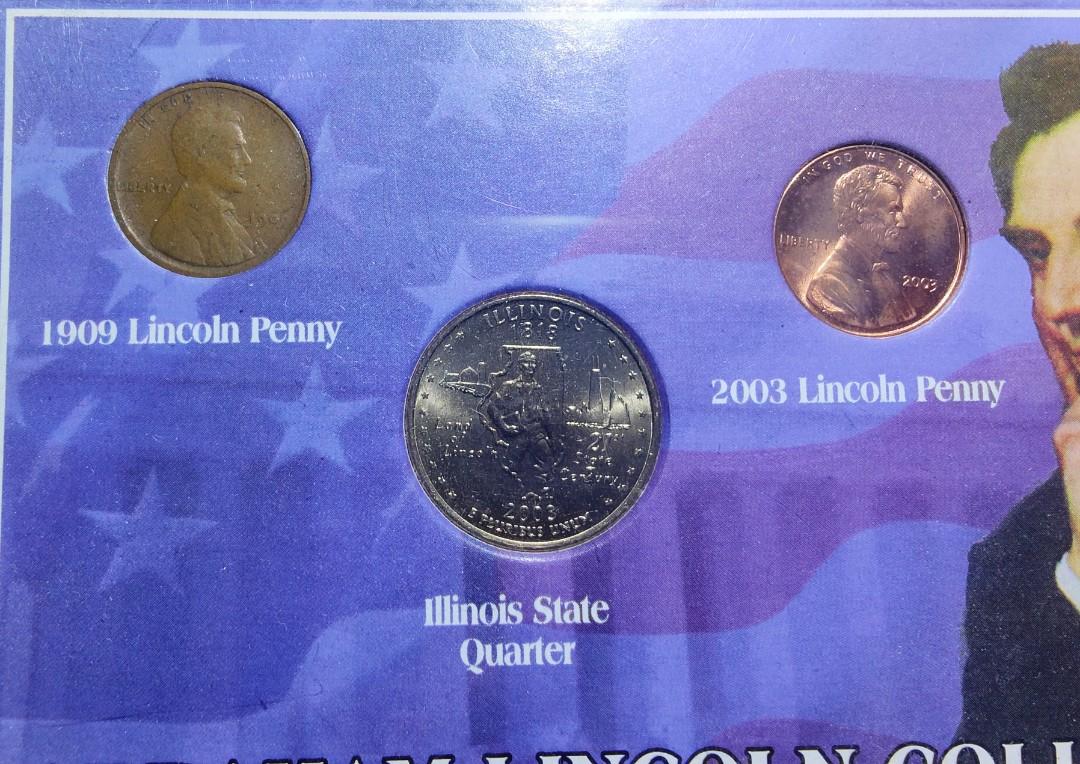 US Abraham Lincoln Coin Collection Set(2), Hobbies & Toys, Memorabilia ...