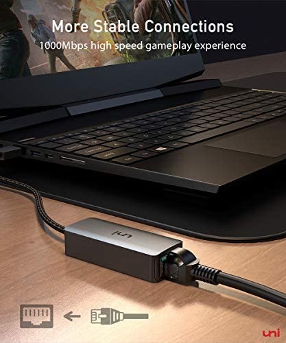 USB to Ethernet Adapter, uni Driver Free USB 3.0 to 100/1000 Gigabit ...