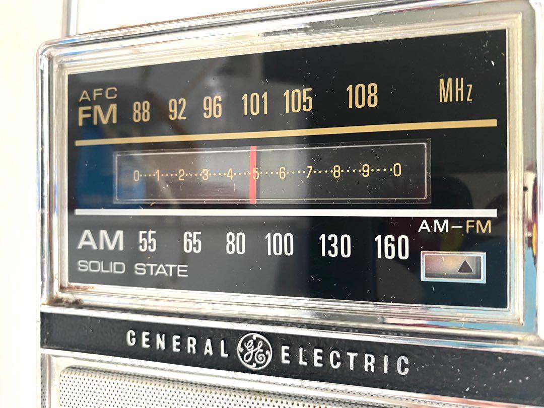 Vintage retro GE Radio (Portable), TV & Home Appliances, TV ...