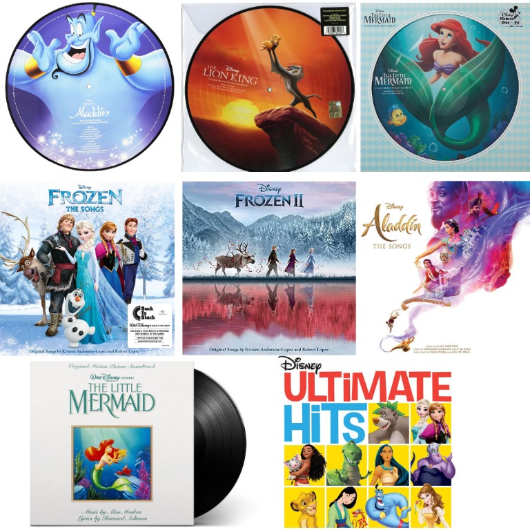 [Vinyl] Disney Movie Soundtrack Collection (Classic & Modern) - Aladdin ...