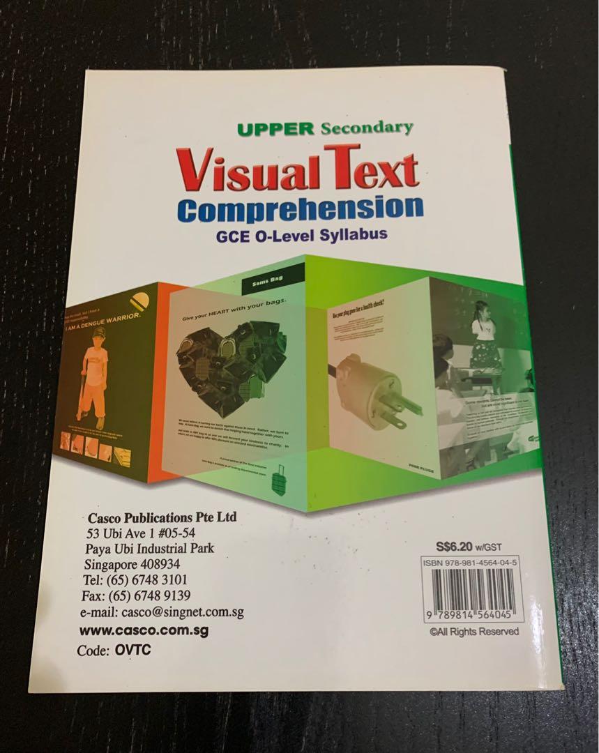 Visual Text Comprehension GCE O level, Hobbies & Toys, Books ...