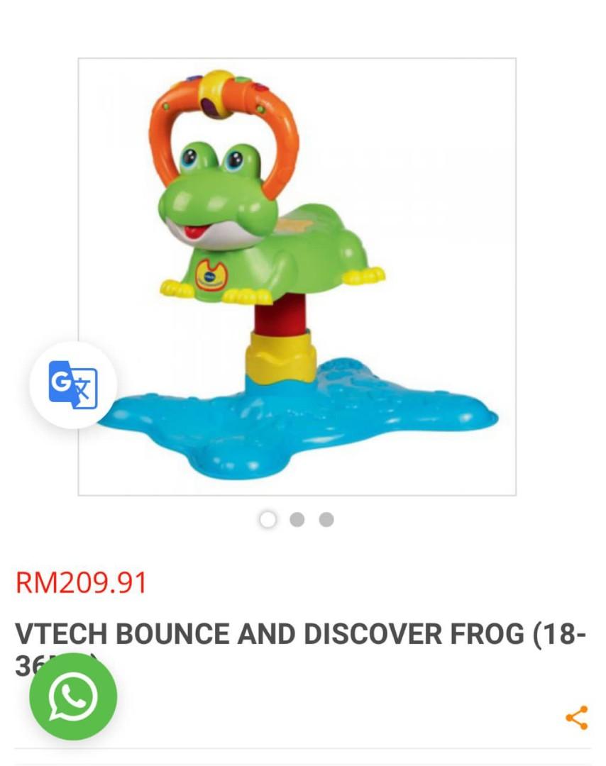 Vtech bounce frog with music, Babies & Kids, Infant Playtime on Carousell