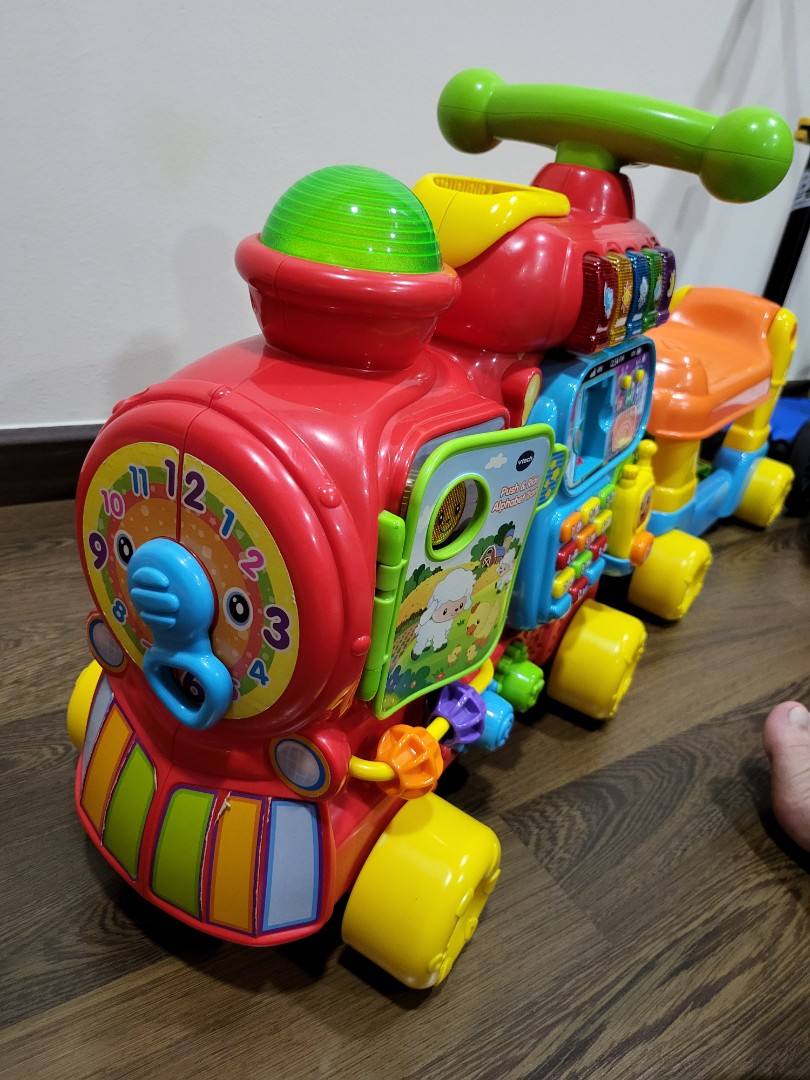 Vtech push and play train, Babies & Kids, Infant Playtime on Carousell