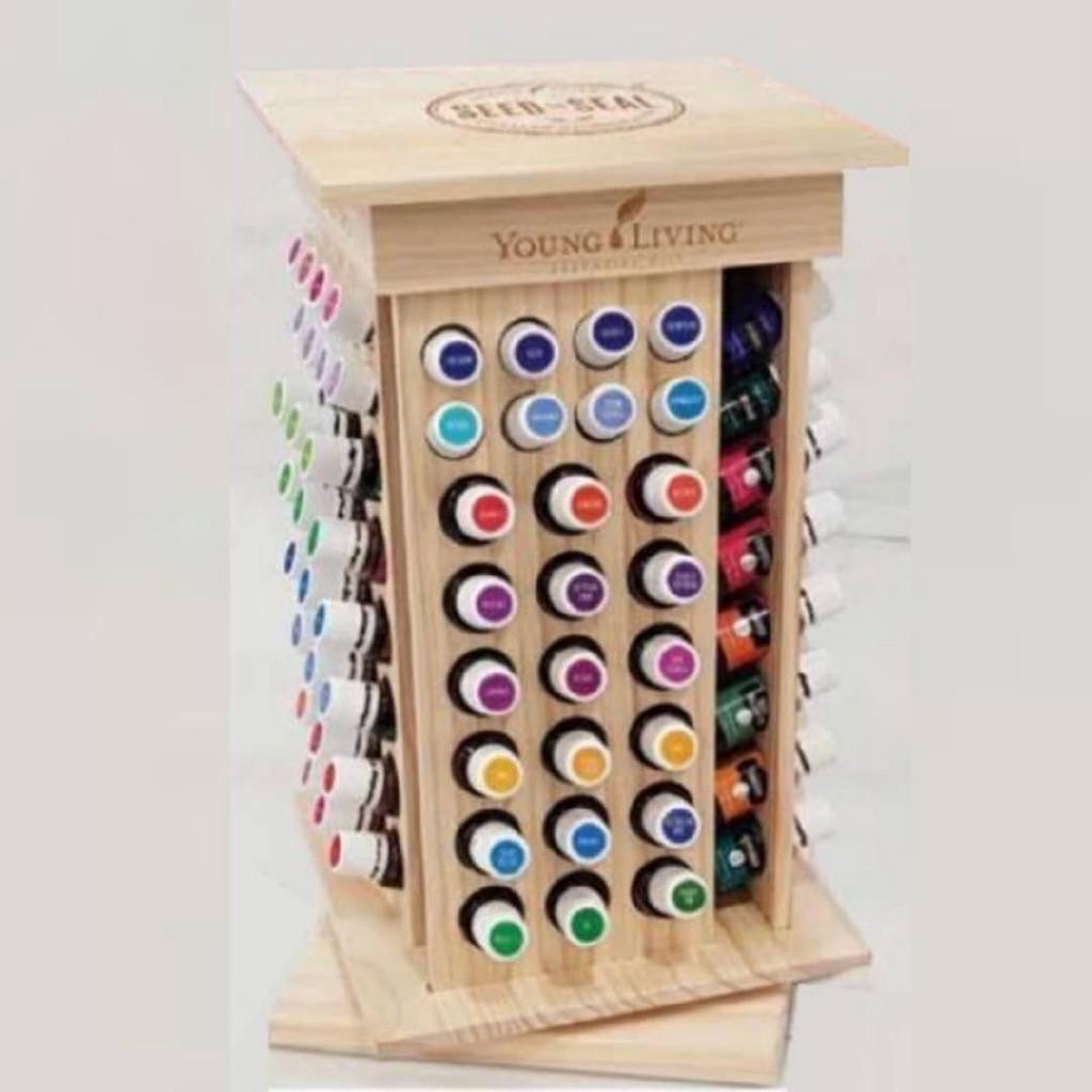 Young Living Rotating Oil Rack Display, Furniture & Home Living, Home ...