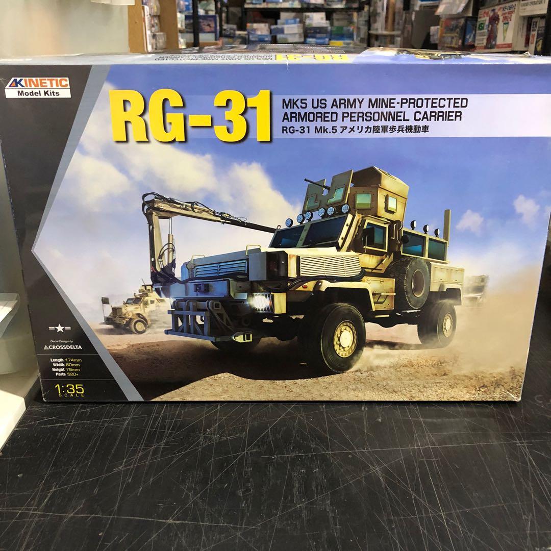 1/35 Kinetic US Army RG-31 Mk.5 Mine Protected Armoured Personnel ...