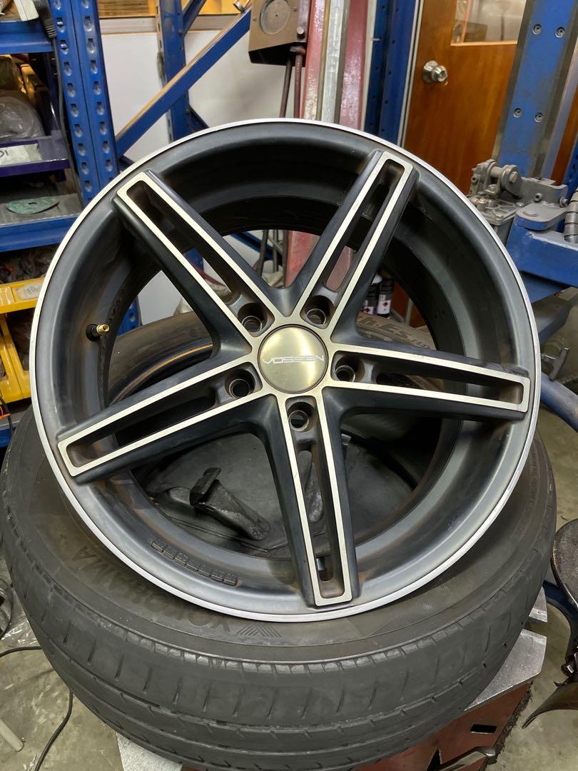 17 Inch Vossen Replica Rims, Car Accessories, Tyres & Rims on Carousell