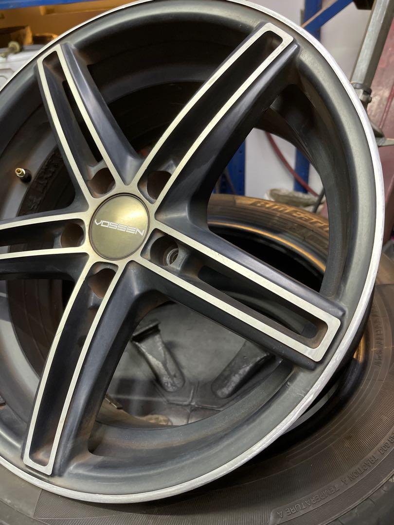 17 Inch Vossen Replica Rims, Car Accessories, Tyres & Rims on Carousell