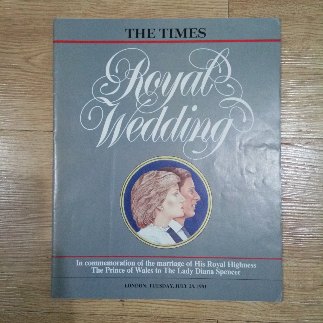 1981 Prince Charles and Princess Diana Royal Wedding, Hobbies & Toys ...