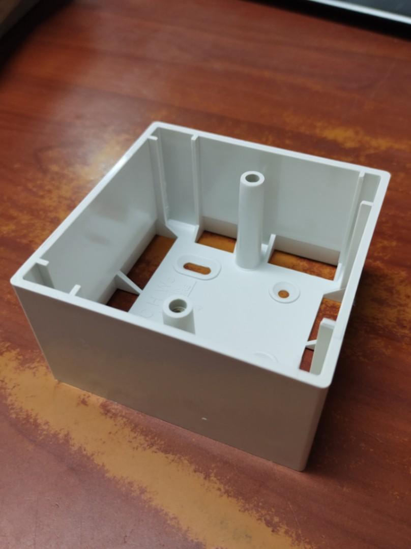 1 Gang PVC Surface Box 48mm, TV & Home Appliances, Electrical, Adaptors ...