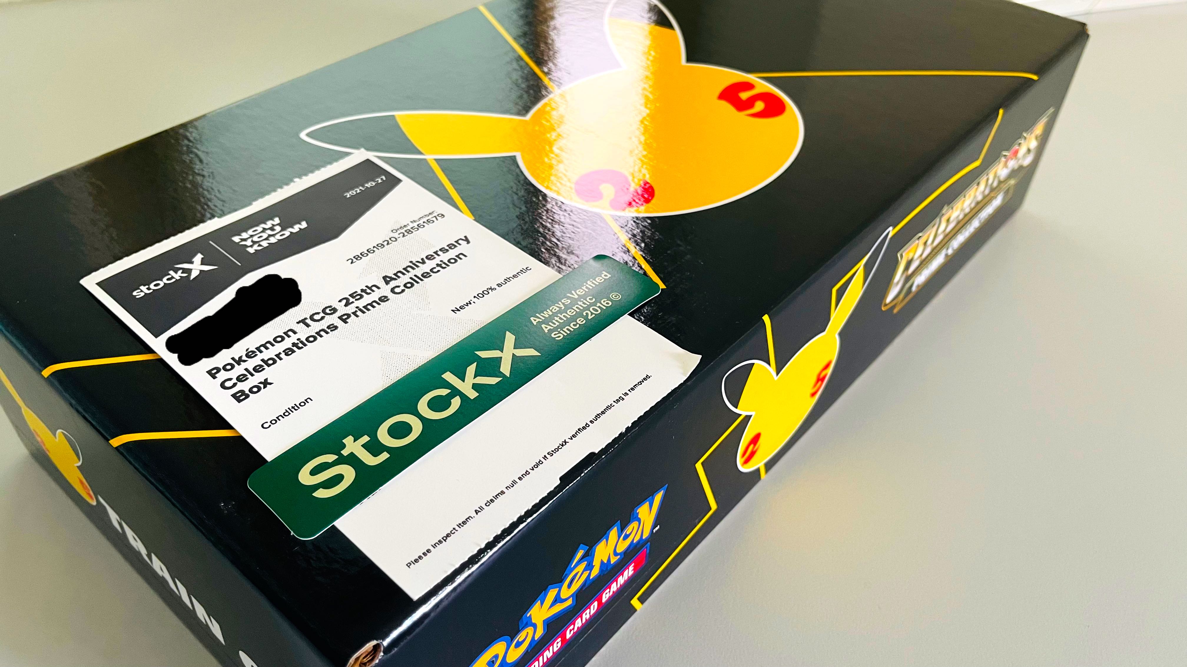 25th Celebrations Anniversary Pokemon Amazon Prime Collection Box Stock ...