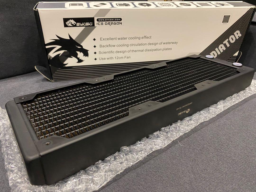 360mm X 40mm Thick Full Copper Radiator for PC Custom Watercooling ...