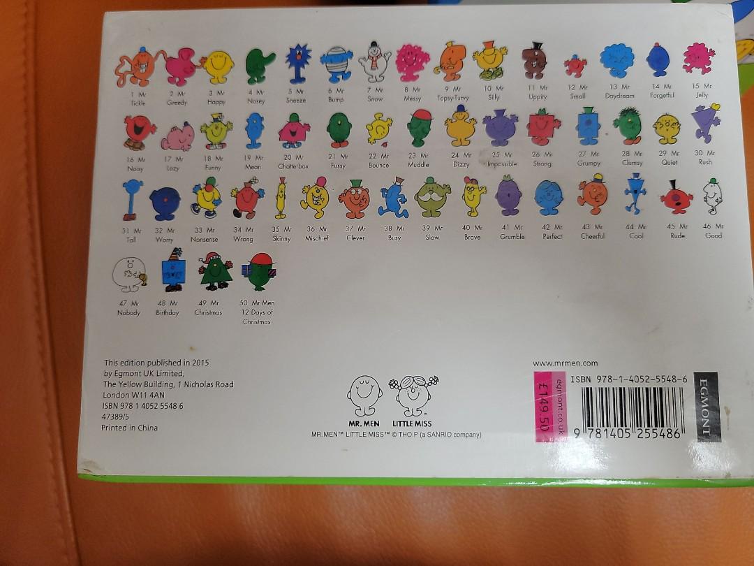 97%New My Mr Men Library The Complete Collection, 興趣及遊戲, 書本 & 文具, 兒童書籍 ...