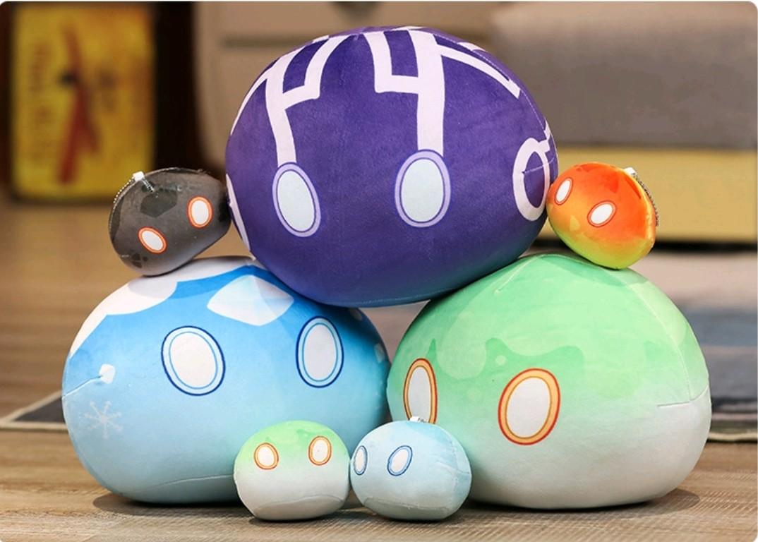 Cute Genshin Anemo slime mini keychain, Hobbies & Toys, Toys & Games on ...
