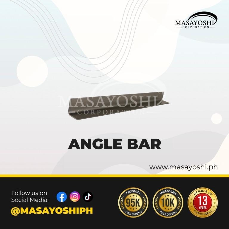Angle Bar 3/16 x 1 ( 2.5mm ) | L - Bracket | Steel | L - Profile ...