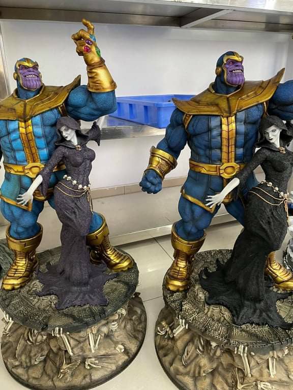 Atf thanos and lady death 1/4 scale statue, Hobbies & Toys, Toys ...