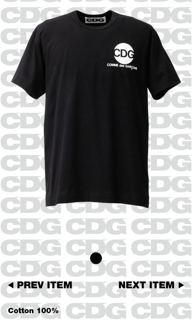 [AUTHENTIC] *LIKE NEW* CDG GOOD DESIGN SHOP LOGO TEE, Men's Fashion ...