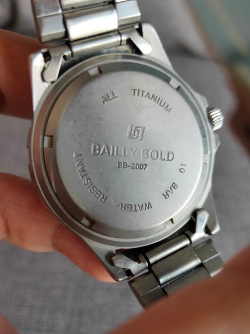 Bailly Bold Titanium, Men's Fashion, Watches on Carousell
