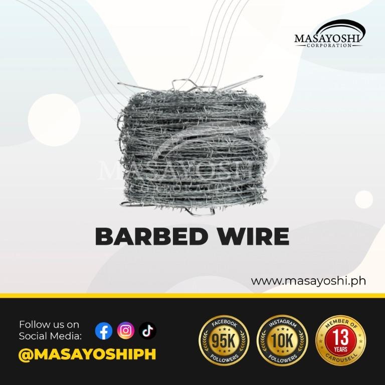 Barbed Wire 130m | Bob Wire | Fencing Equipment | Bobbed Wire | Barb ...