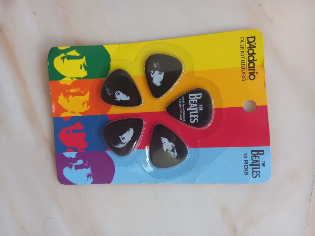 Beatles pick, Hobbies & Toys, Music & Media, Music Accessories on Carousell