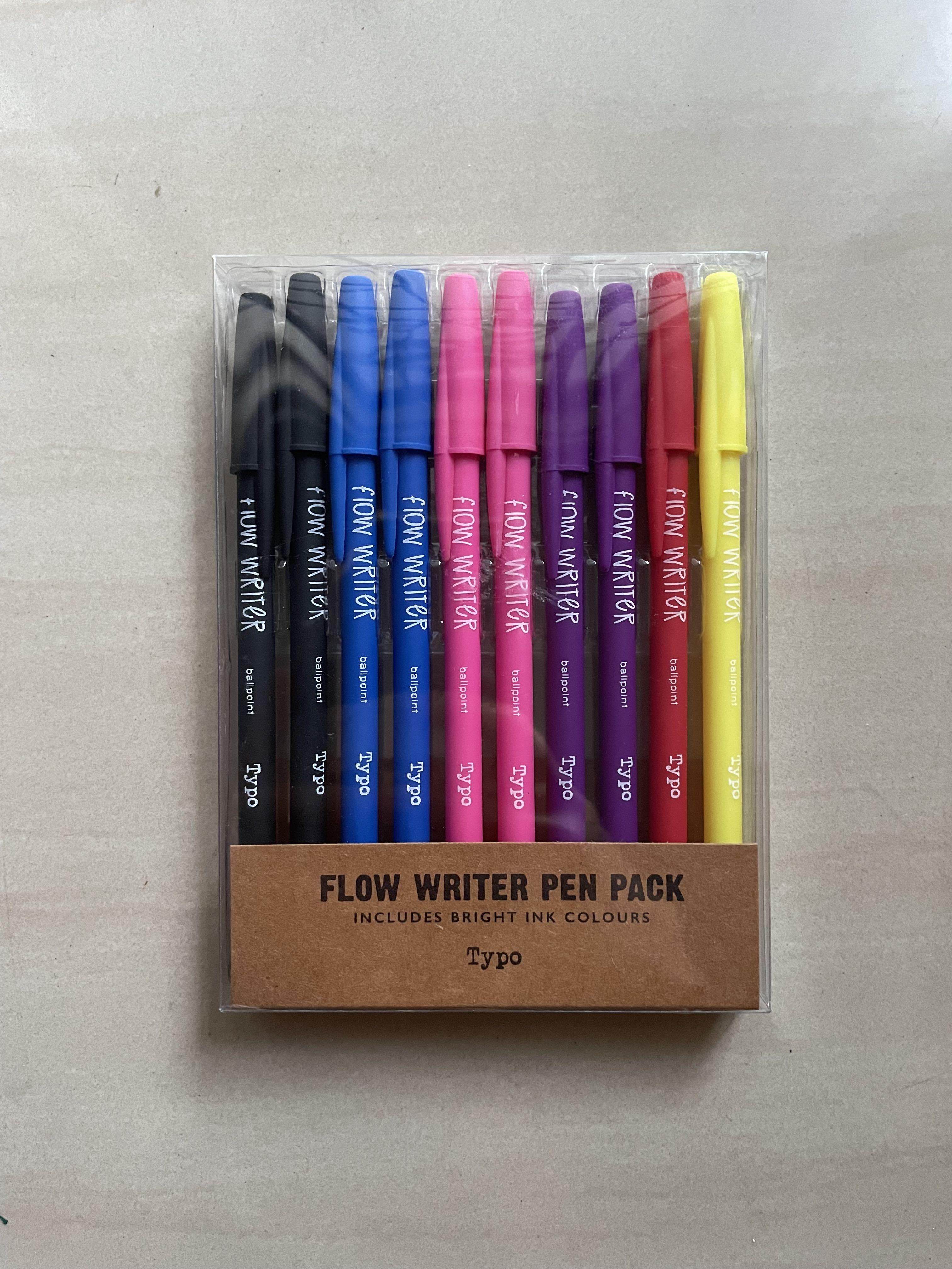 BNIP Typo flow writer pen pack set, Hobbies & Toys, Stationery & Craft ...