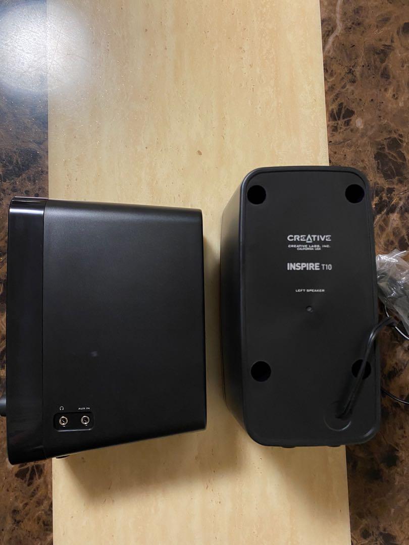 Creative Inspire T10 2.0 desktop speakers, Audio, Soundbars, Speakers ...