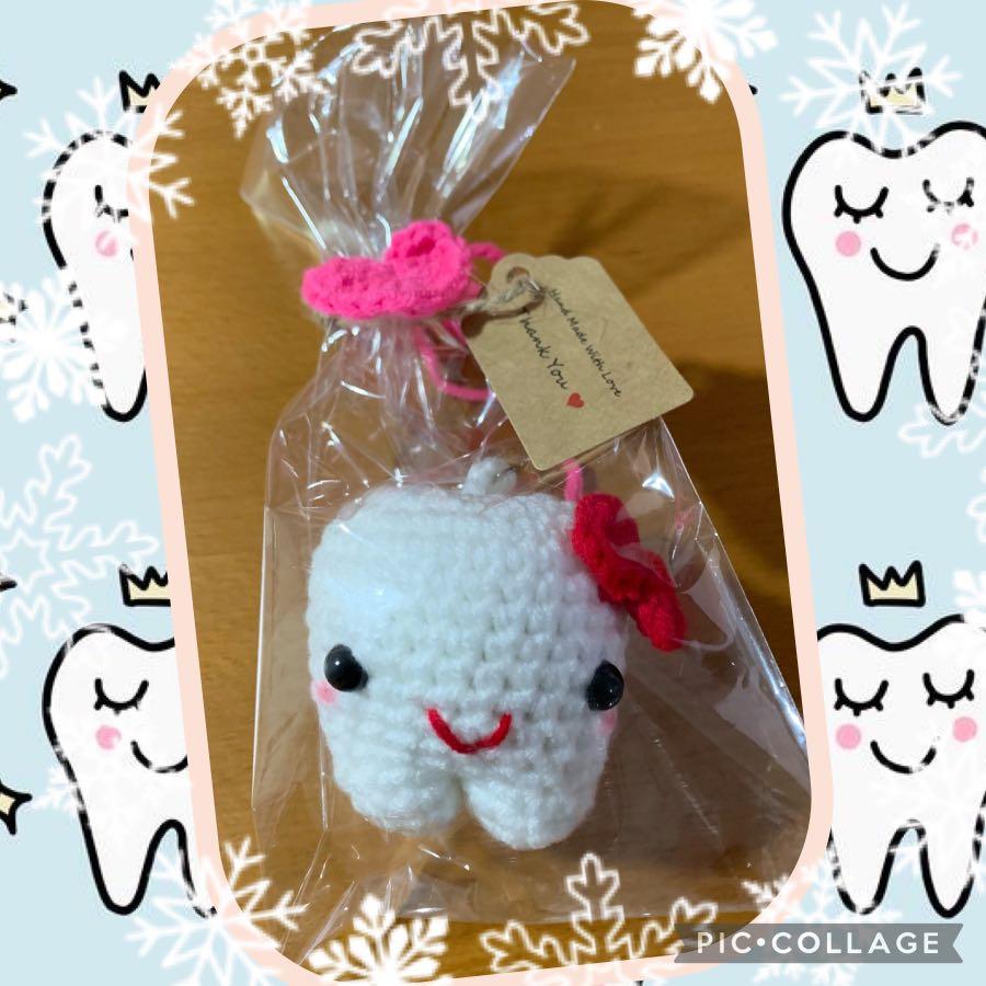 Crochet Tooth | Handmade Crochet Amigurumi | Keychain | Gift, Hobbies ...