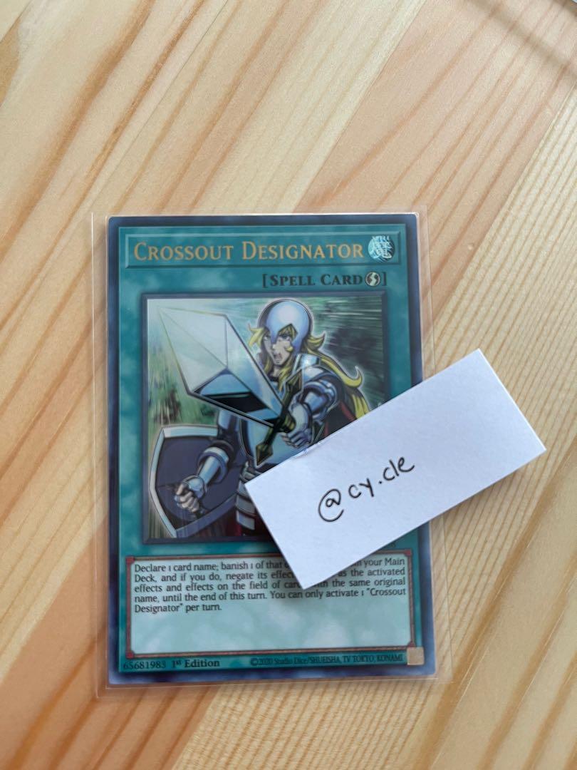MINT! Cross out Designator English Yugioh, Hobbies & Toys, Toys & Games on Carousell