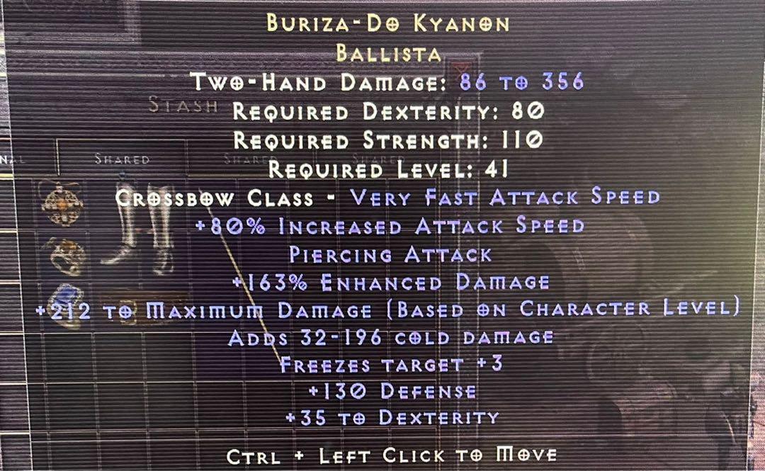 D2R BURIZA-DO KYANON, Video Gaming, Gaming Accessories, In-Game ...