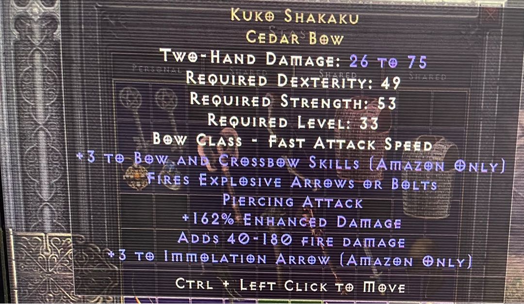 D2R KUKO SHAKAKU PC VERSION**, Video Gaming, Gaming Accessories, In ...