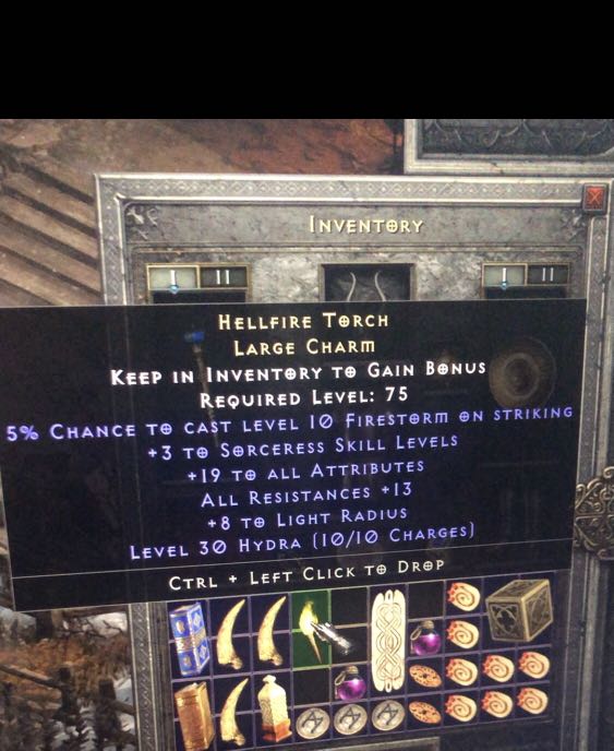 D2R Sorc Torch, Video Gaming, Gaming Accessories, In-Game Products on ...