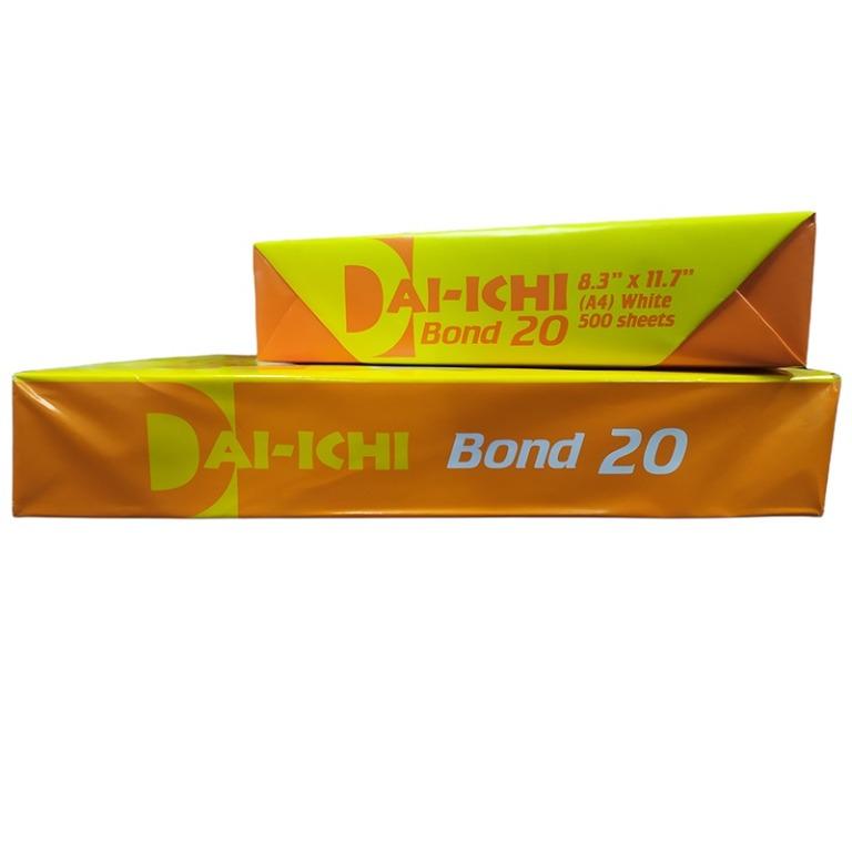 Dai-ichi Bond Paper Substance 20 70 GSM 500pcs A4, Hobbies & Toys ...